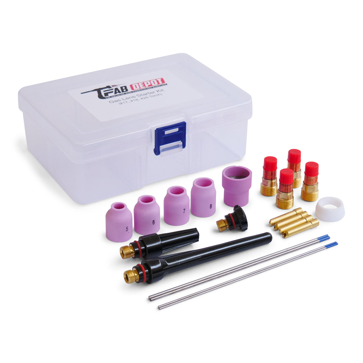 Gas Lens Tig Starter Kit (#17 , #18 or #26 torch) – FabDepot